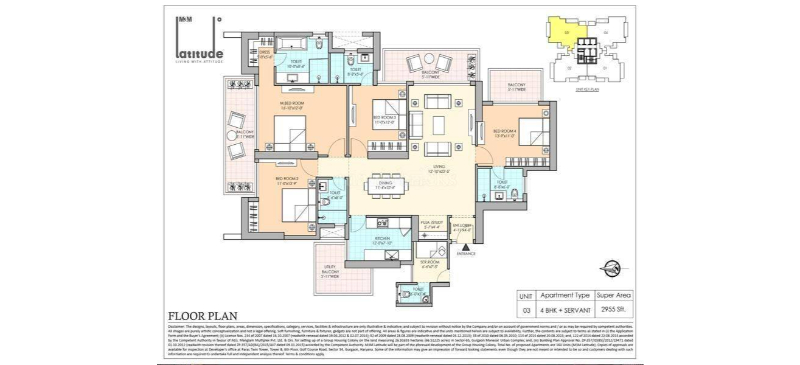 M3M Latitude Luxury Apartments in Sector 65, Gurgaon